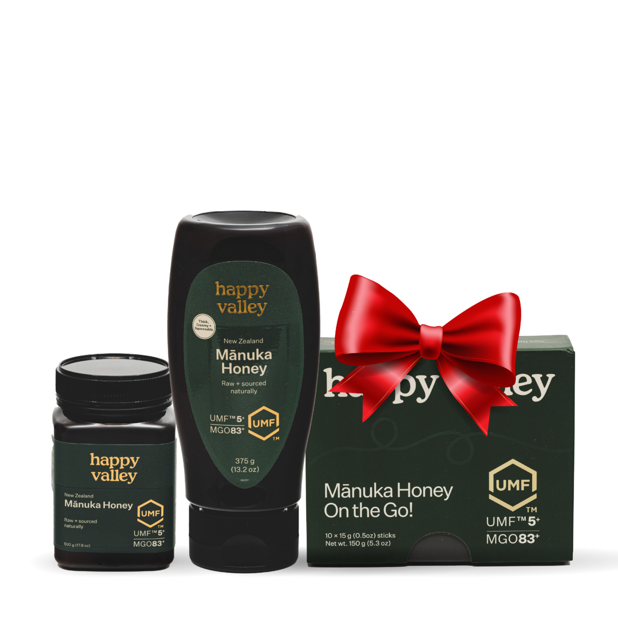 Manuka Anywhere UMF 5+ Pack | Squeezy, Jar & On-The-Go